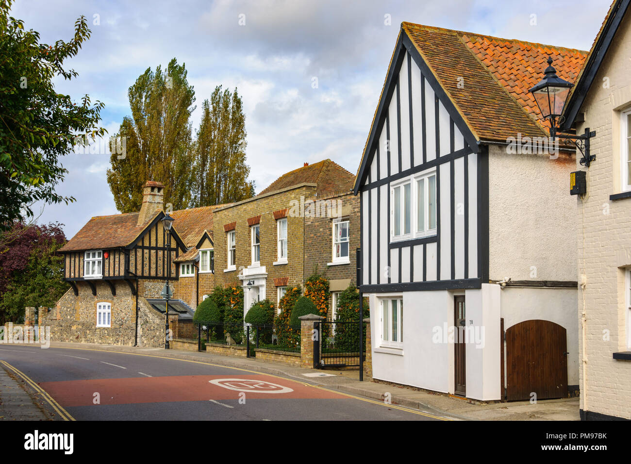 Uk kent sandwich strand street hi-res stock photography and images - Alamy