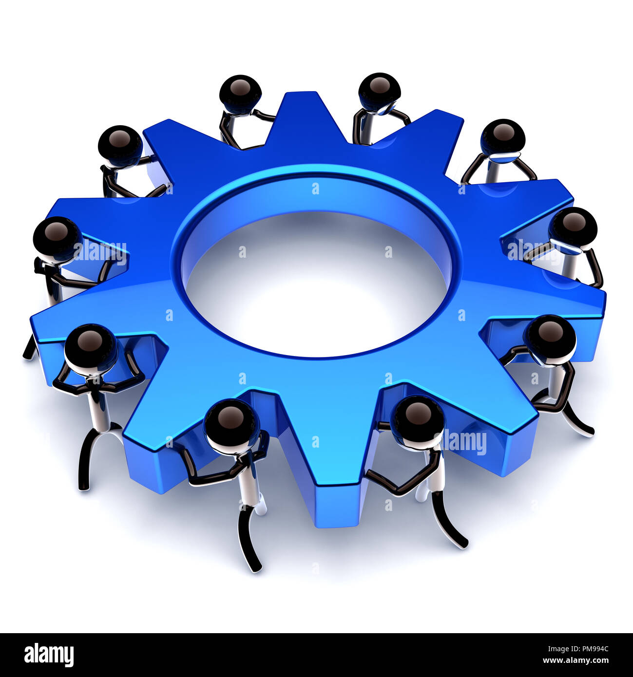 teamwork gear wheel, cogwheel business process. partnership, manpower ...
