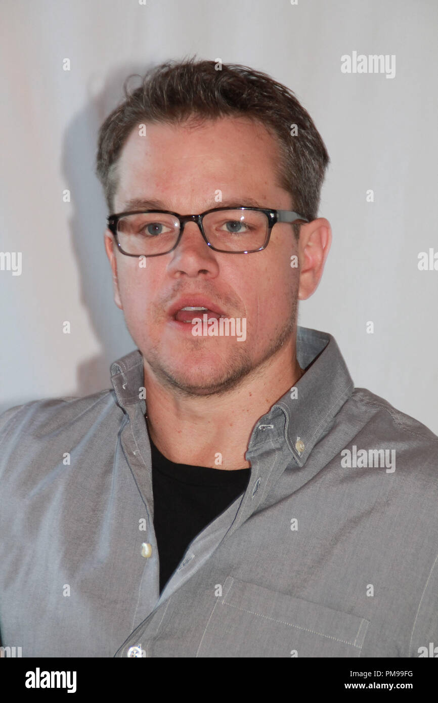 Matt damon portrait session hi-res stock photography and images - Alamy