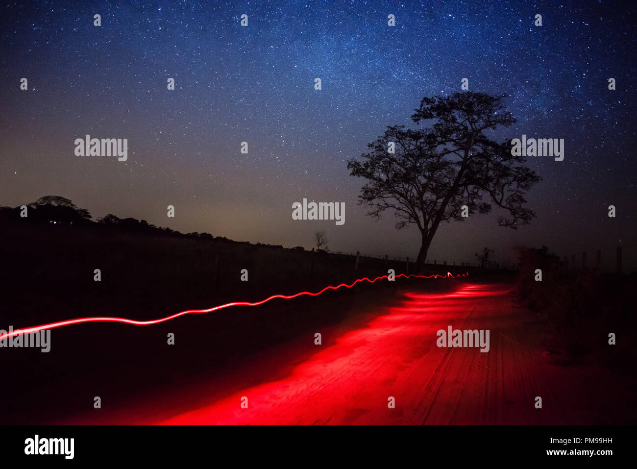 Starlight road hi-res stock photography and images - Alamy