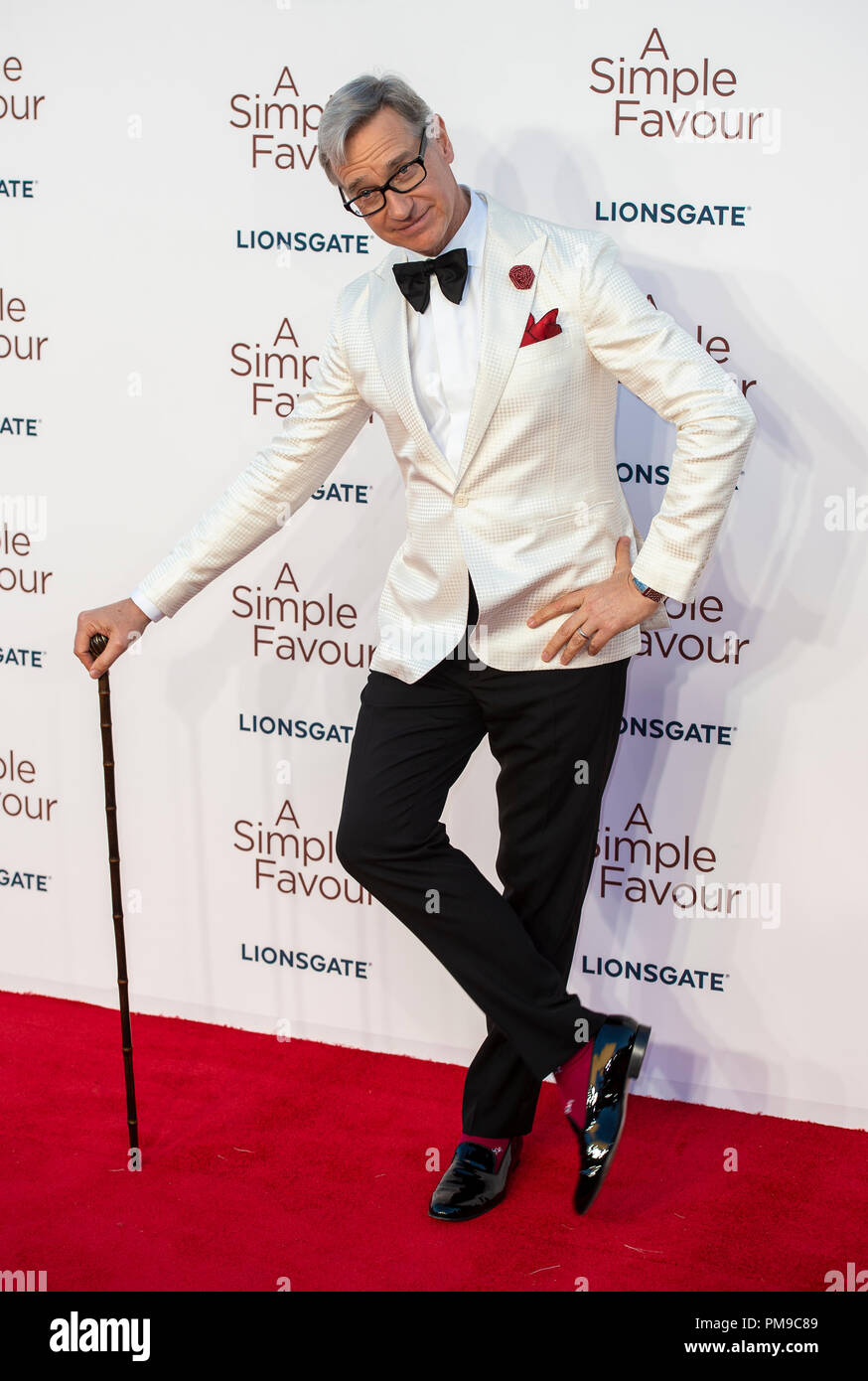A Simple Favor, UK Premiere. VIP Arrivals Stock Photo - Alamy