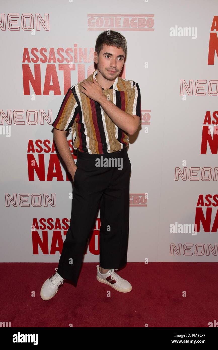 New York, NY, USA. 17th Sep, 2018. Noah Galvin at arrivals for ...