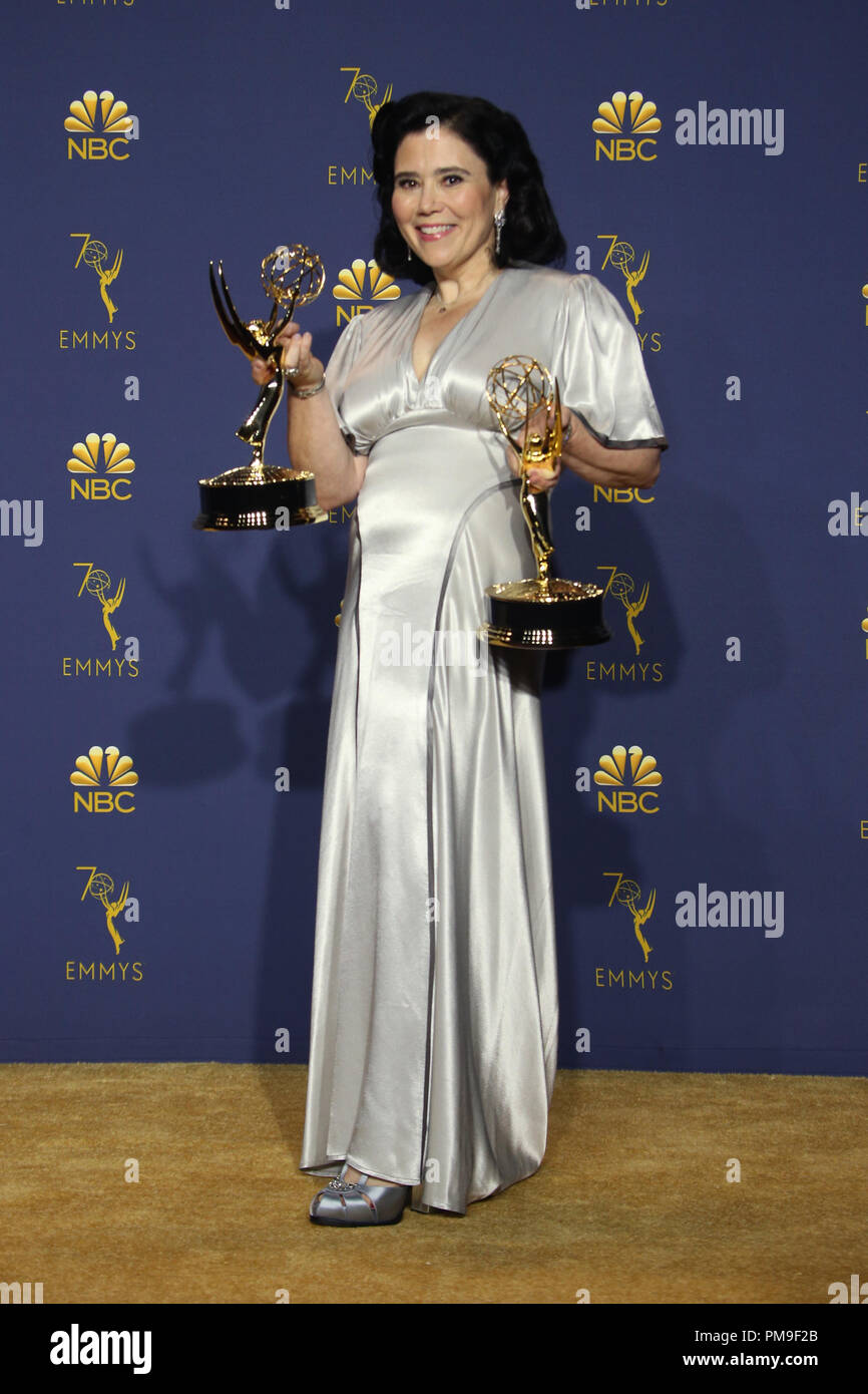 Los Angeles, Ca, USA. 17th Sep, 2018. Alex Borstein in the press room ...