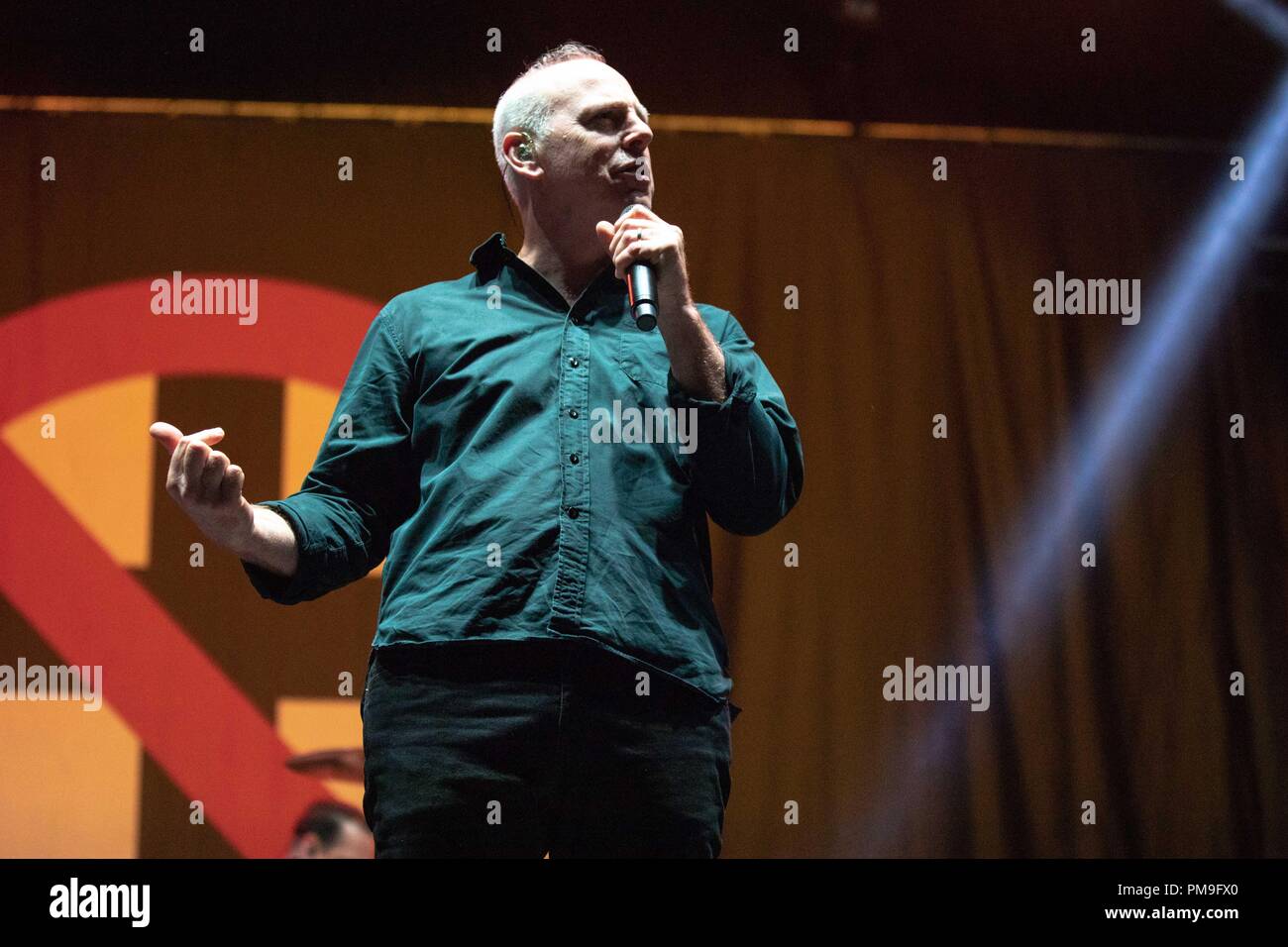 Chicago, Illinois, USA. 16th Sep, 2018. GREG GRAFFIN of Bad Religion ...