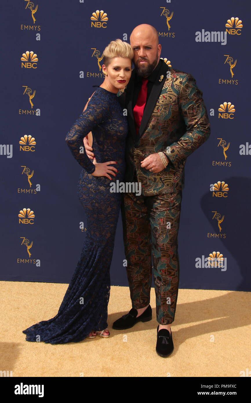 Los Angeles, Ca, USA. 17th Sep, 2018. Rachel Reichard and Chris ...