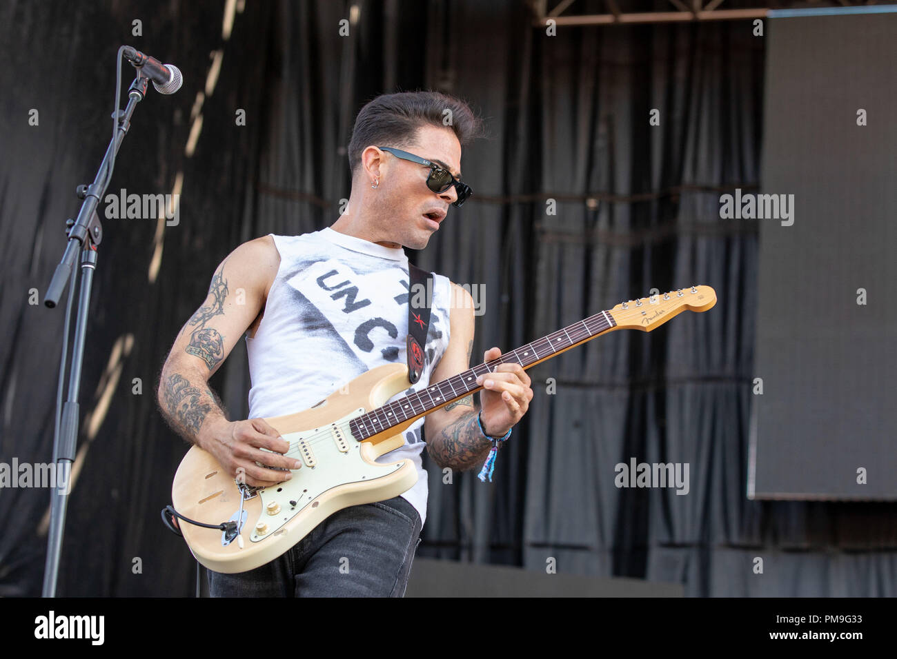 Chicago, Illinois, USA. 16th Sep, 2018. ERIC RAZO of Fear during Riot ...