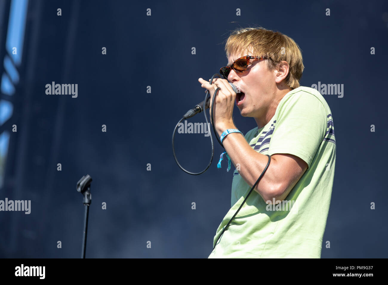 Chicago, Illinois, USA. 16th Sep, 2018. COLE BECKER of SWMRS during ...