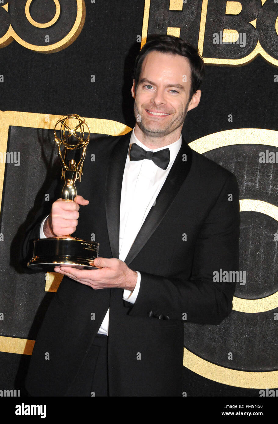 West Hollywood, USA. 17th Sep 2018. Actor Bill Hader attends HBO's ...