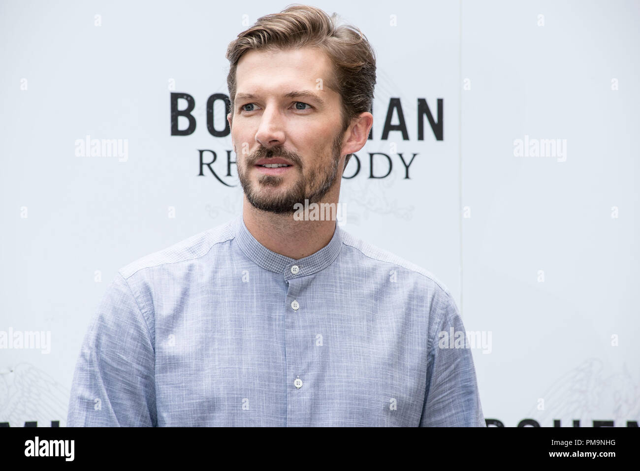 Rome Italy 18th Sep 2018 Gwilym Lee Attending The Photocall Of Bohemian Rhapsody At Hotel De
