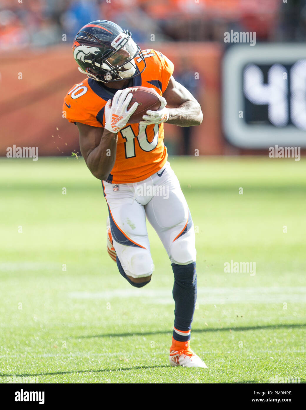 September 16, 2018: Denver Broncos wide receiver Emmanuel Sanders (10 ...