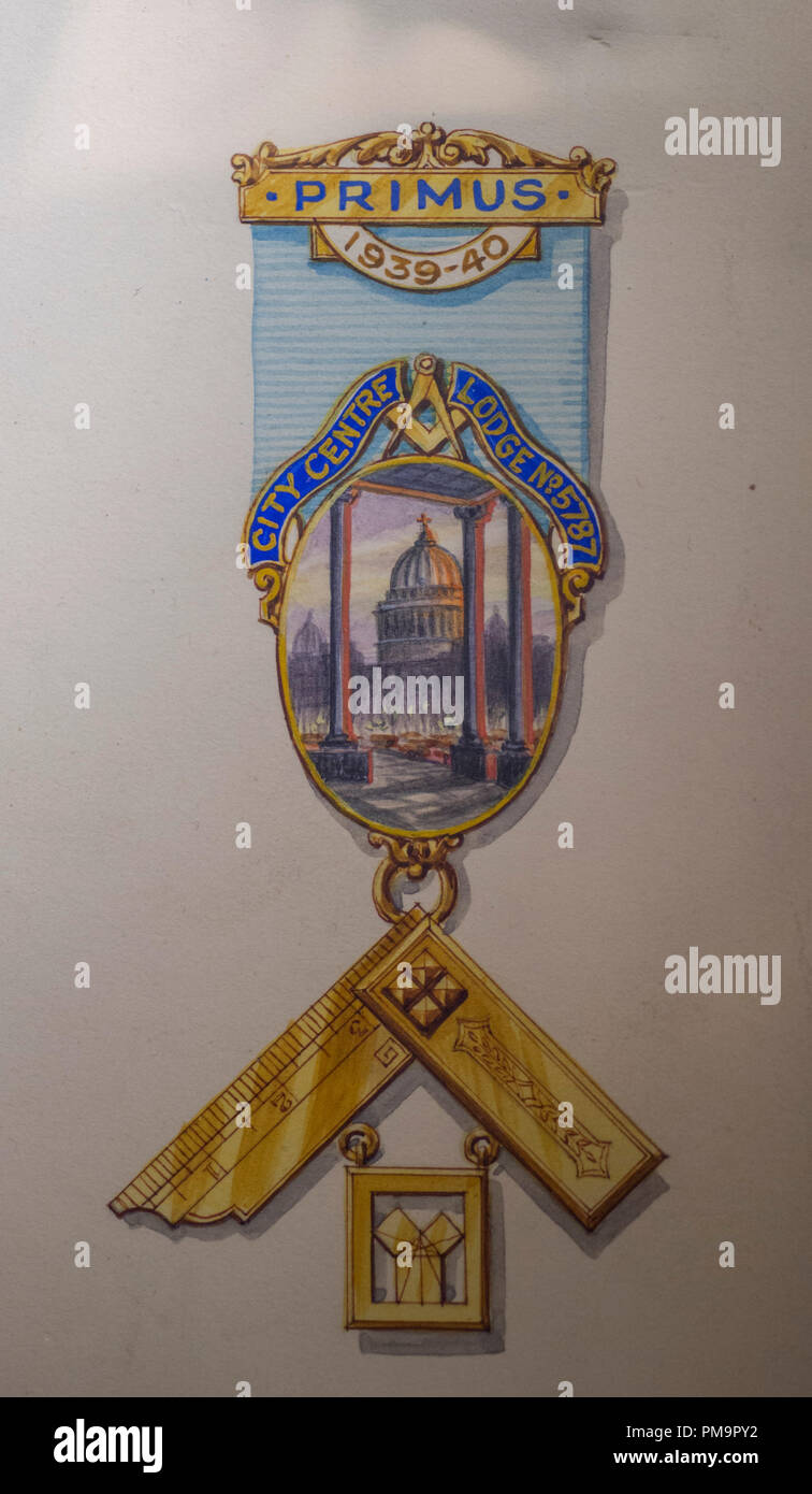 The Museum of Freemasonry, Freemasons’ Hall, London, UK. 18 September ...
