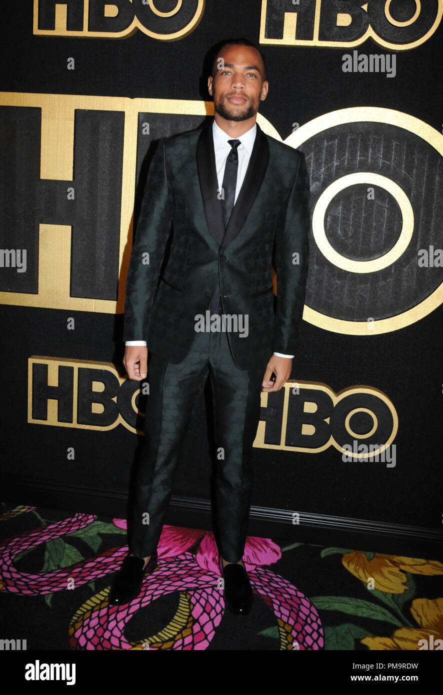 West Hollywood, USA. 17th Sep 2018. Actor Kendrick Sampson attends HBO ...
