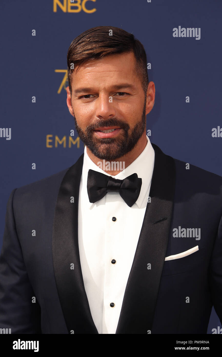 LOS ANGELES, CA - SEPTEMBER 17: Ricky Martin at the 70th Primetime Emmy ...