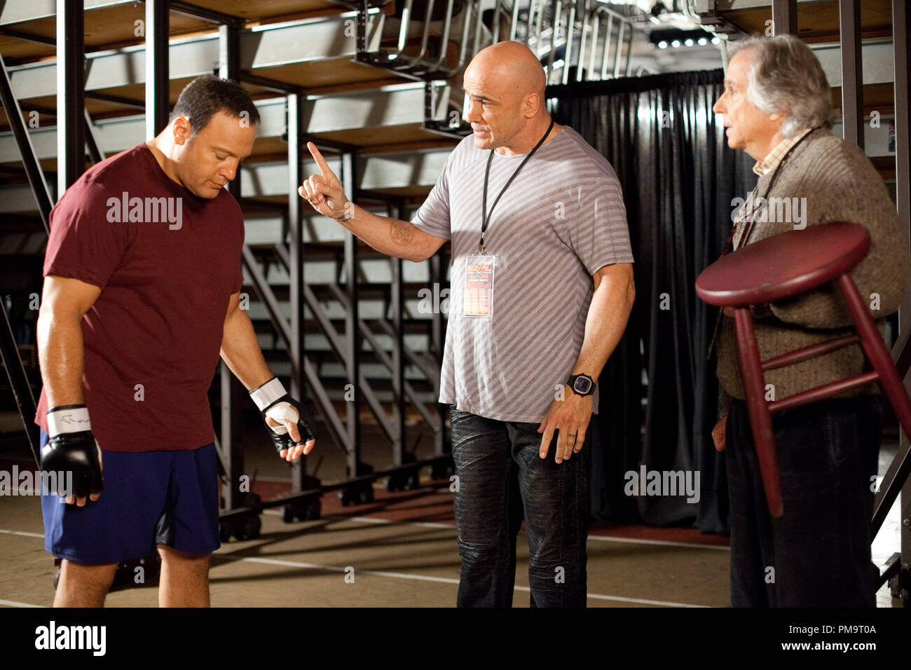 Scott Voss (Kevin James), Niko (Bas Rutten) and Marty (Henry Winkler ...