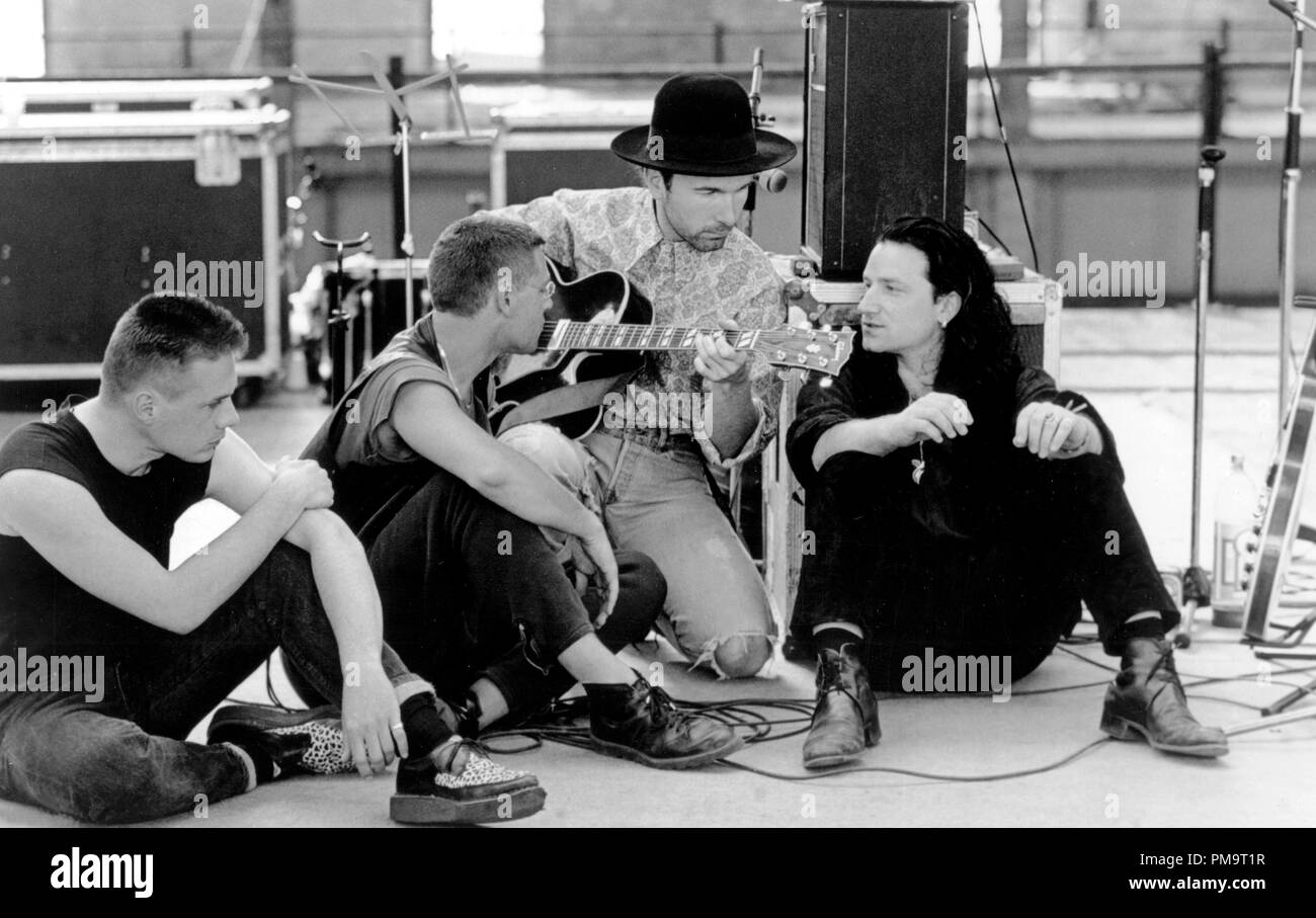 U2 rattle hum 1988 bono hi-res stock photography and images - Alamy