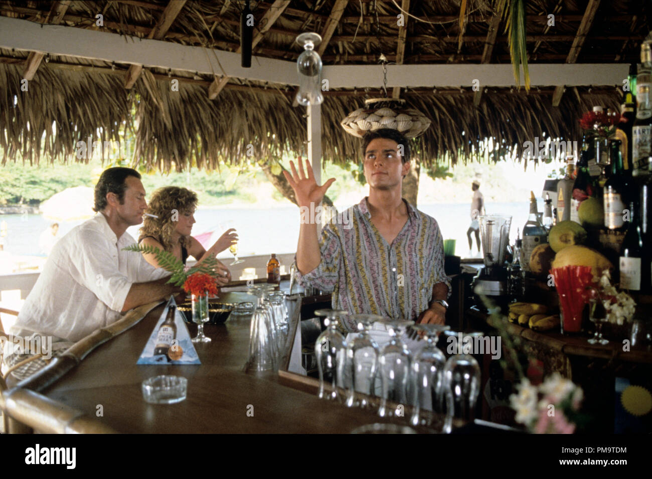 Studio Publicity Still from "Cocktail" Bryan Brown, Elisabeth Shue, Tom ...