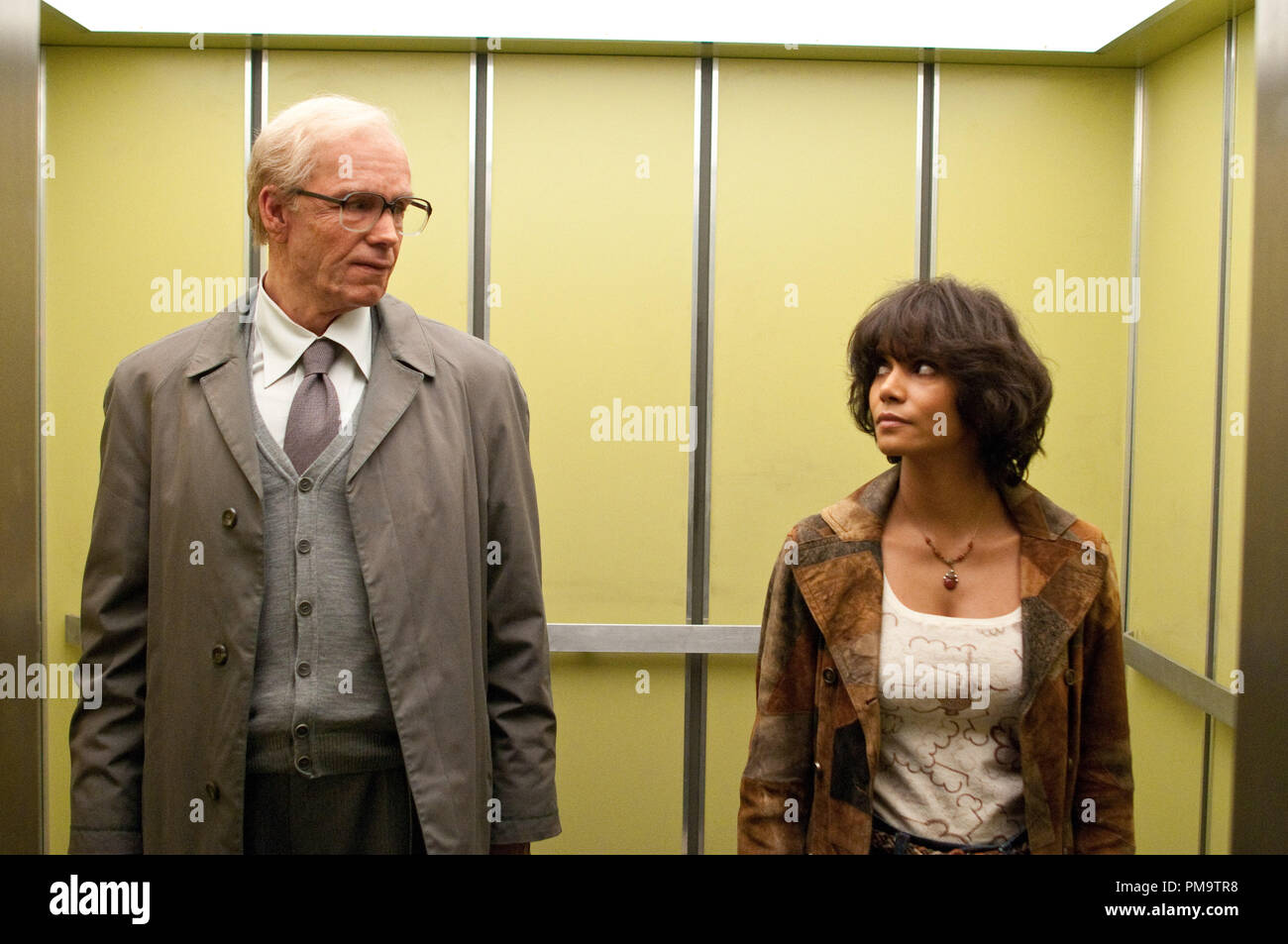(L-r) JAMES D’ARCY as old Rufus Sixsmith and HALLE BERRY as Luisa Rey ...