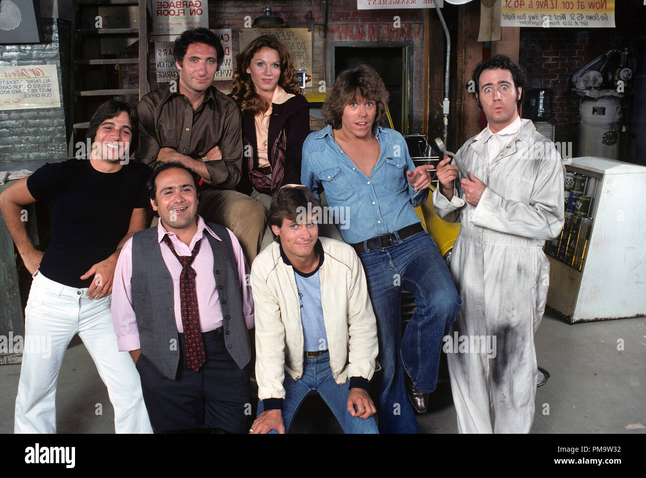 Studio Publicity Still from "Taxi" Tony Danza, Judd Hirsch, Danny ...