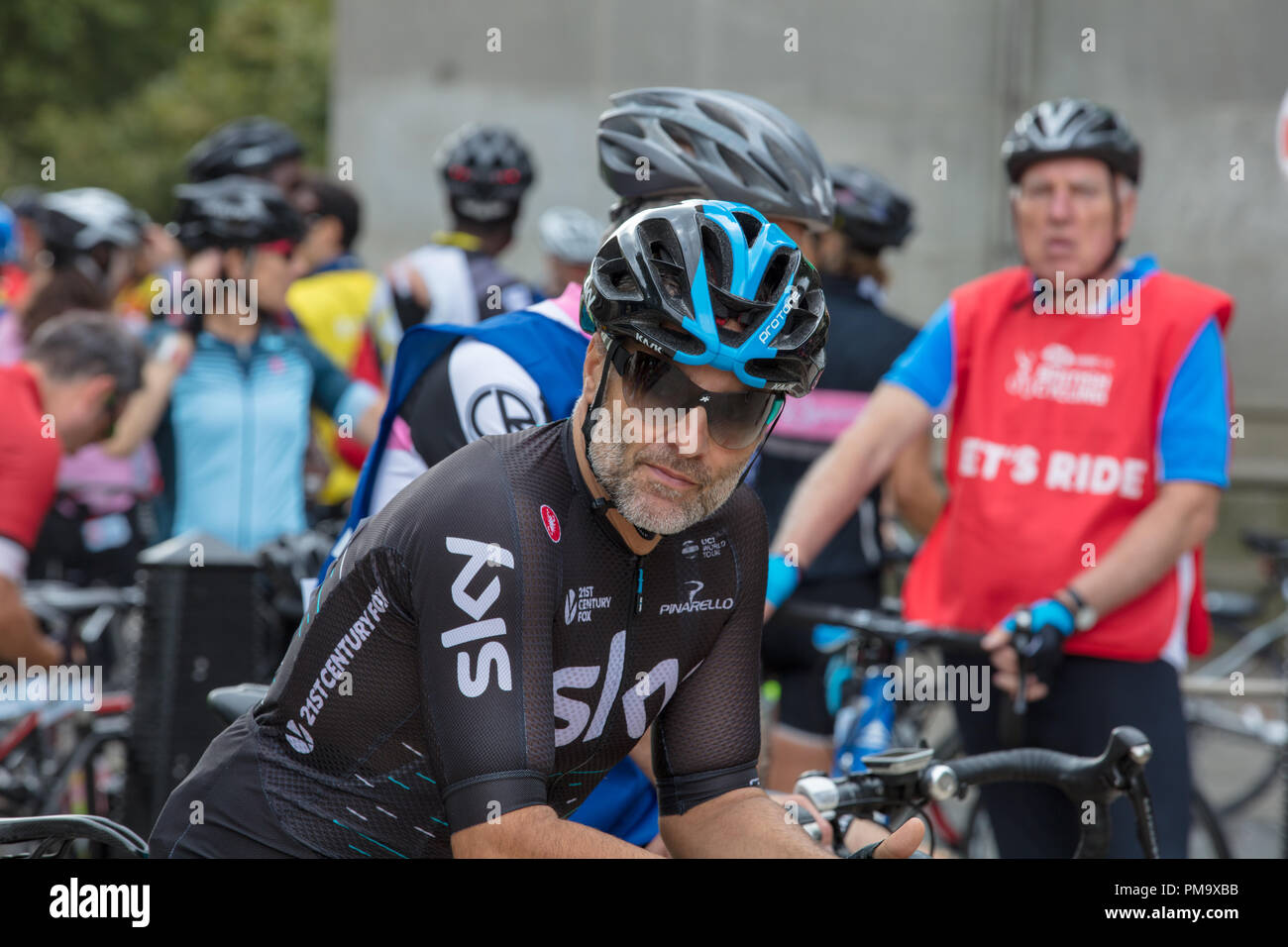 HSBC British Cycling Let's Ride Westminster Event 2018. Amateur ...