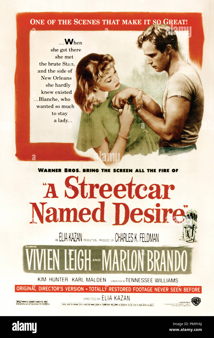 Studio Publicity Still: "A Streetcar Named Desire" Poster 1951 Warner ...