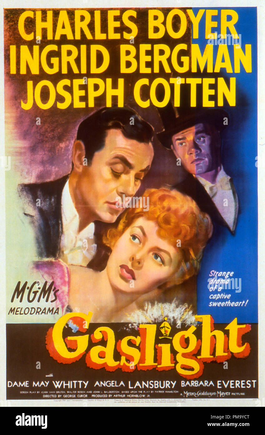 Studio Publicity Still: "Gaslight" Poster 1944 MGM File Reference ...