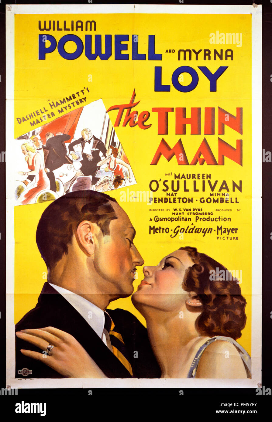 Studio Publicity Still: "The Thin Man" Poster 1934 MGM File Reference ...