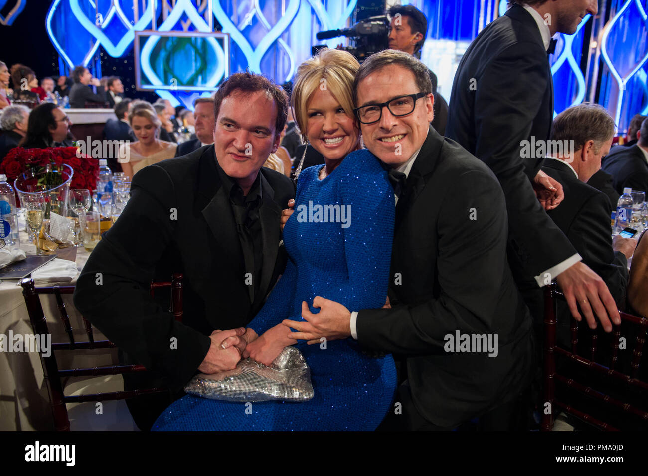 Director Quentin Tarantino, Nancy O'Dell and Director David O. Russell ...