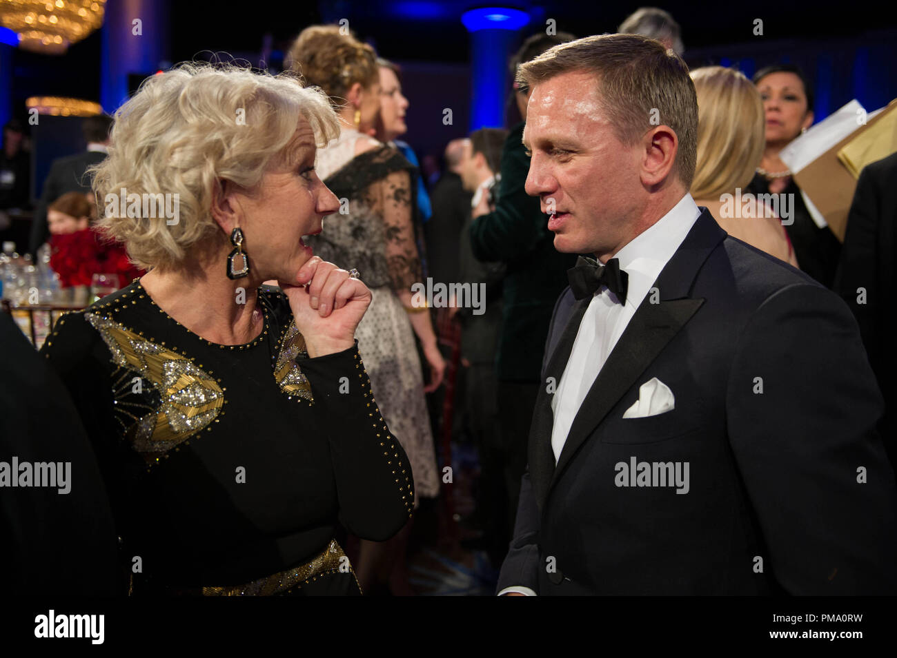 Actress Hellen Mirren and actor Daniel Craig at the 70th Annual Golden ...