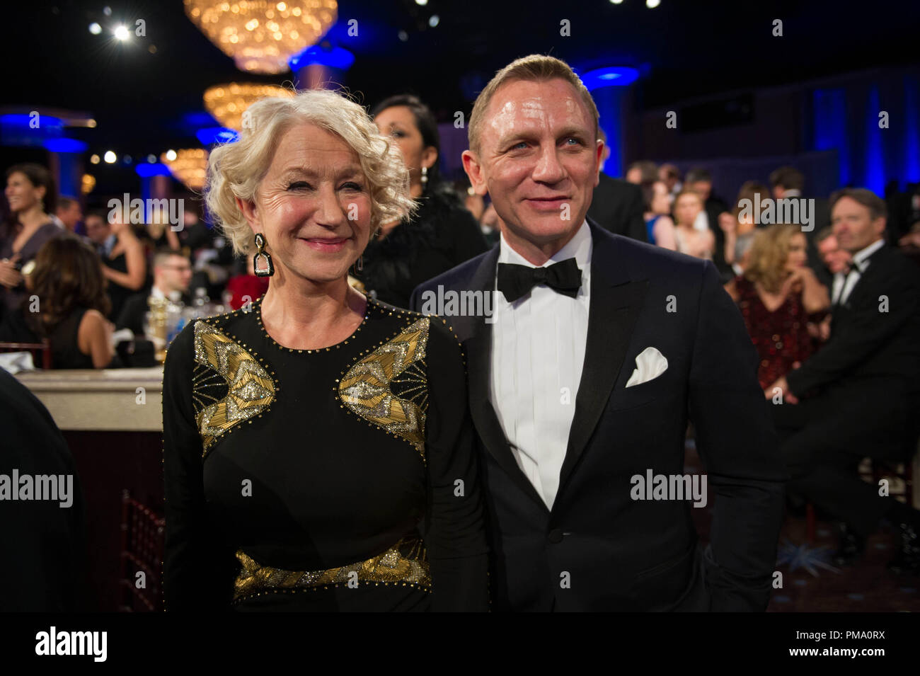 Actress Hellen Mirren and actor Daniel Craig at the 70th Annual Golden ...
