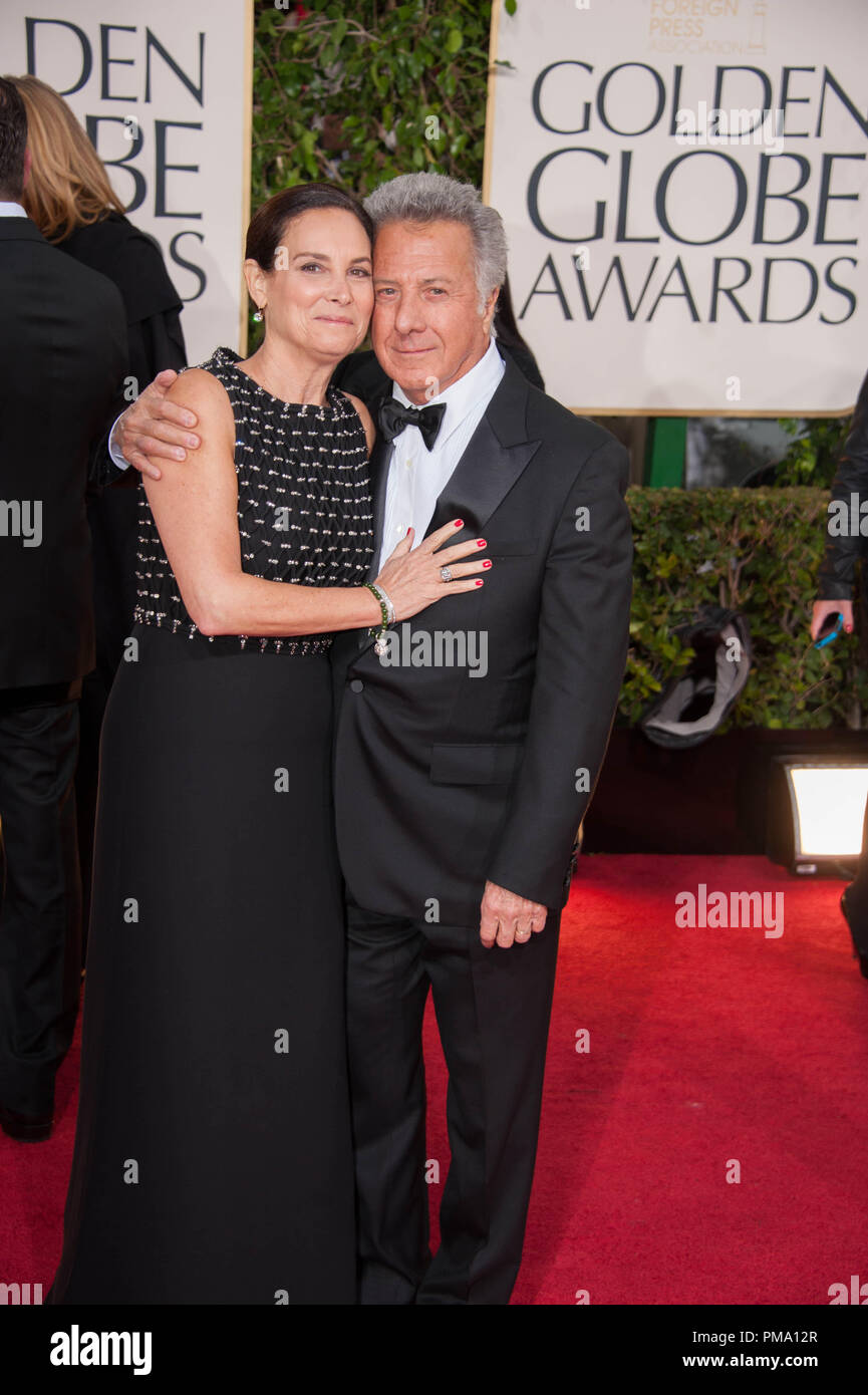 Actor Dustin Hoffman attends the 70th Annual Golden Globe Awards with ...