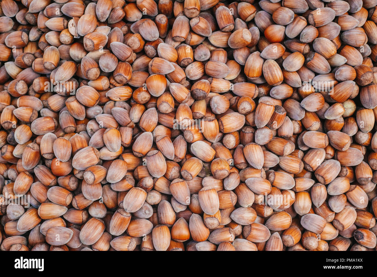 Hazelnuts. Food background, photo wallpaper Stock Photo - Alamy