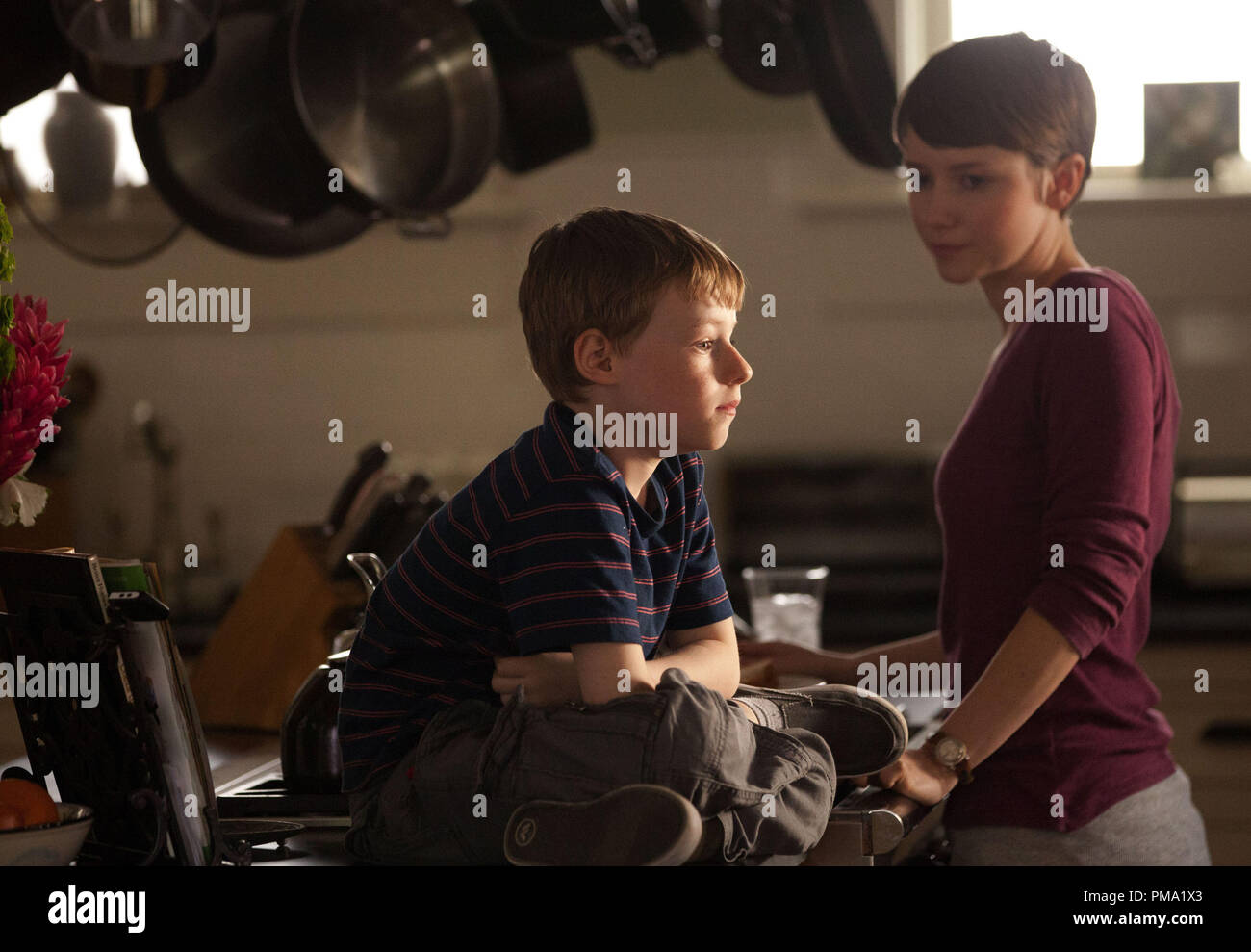 THE FOLLOWING: Joey Matthew's (Kyle Catlett, L) babysitter, Denise ...