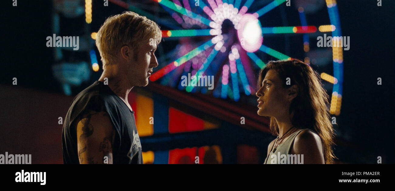 (l to r) Ryan Gosling stars as Luke and Eva Mendes stars as Romina in ...