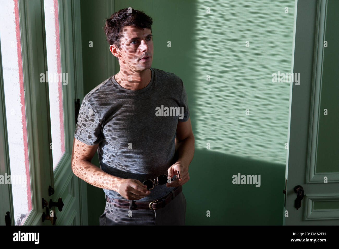 Matthew Goode as "Uncle Charlie" on the set of STOKER Stock Photo - Alamy
