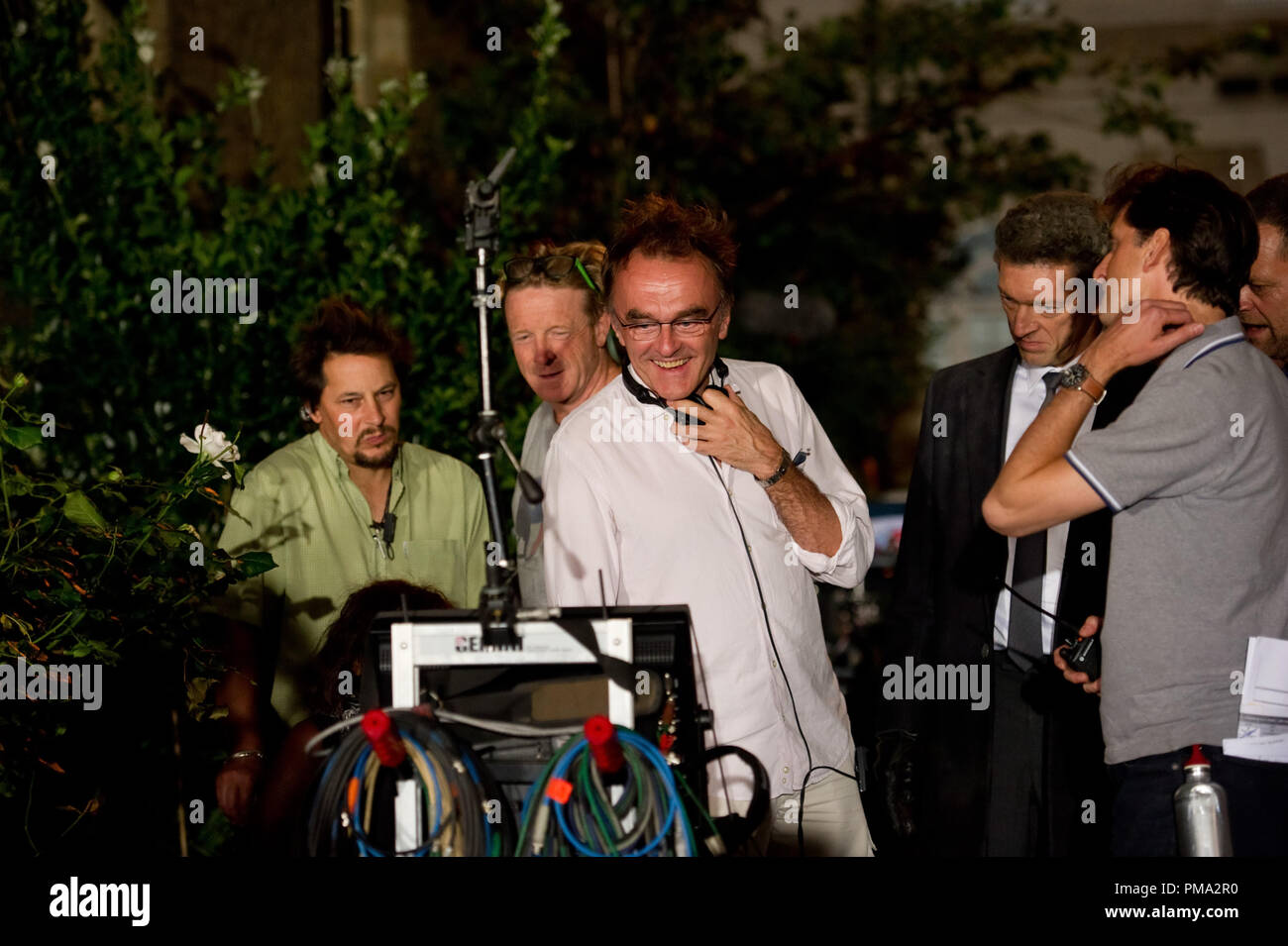Director Danny Boyle on the set of TRANCE Stock Photo - Alamy