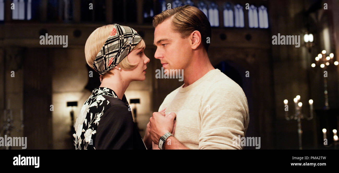 Carey Mulligan stars as Daisy Buchanan and Leonardo DiCaprio stars as ...