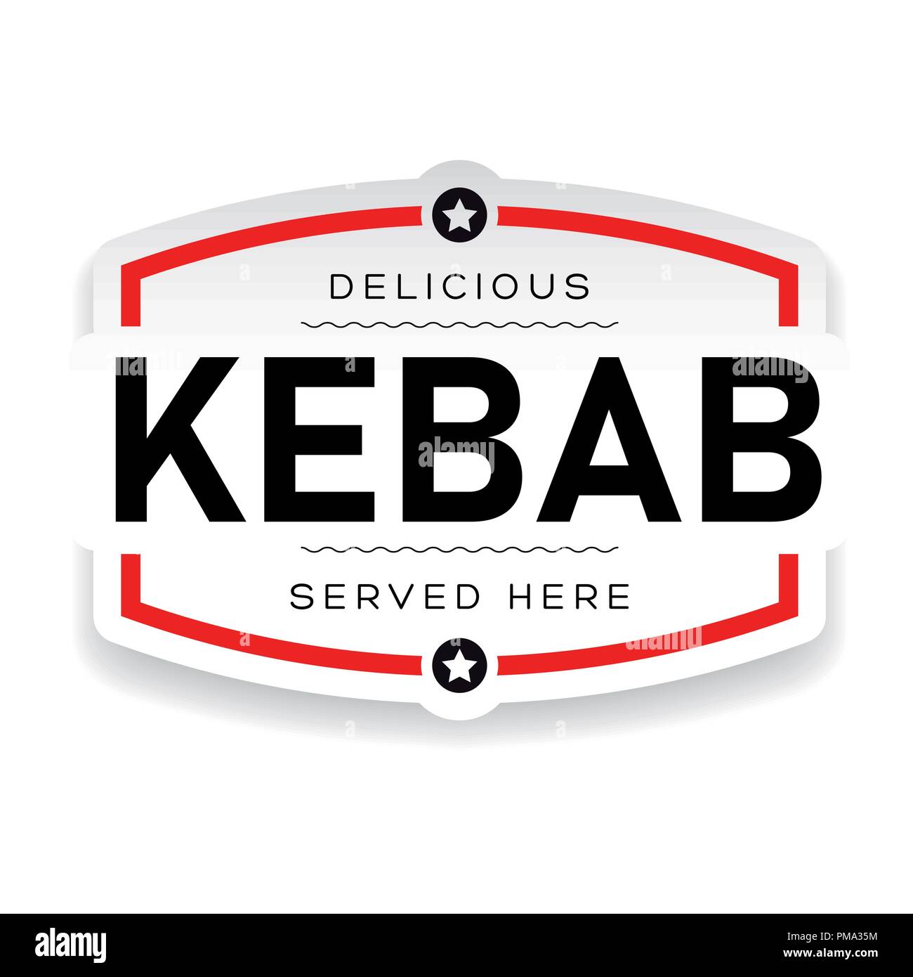 Food Logo Kebab vintage vector Stock Vector Image & Art - Alamy