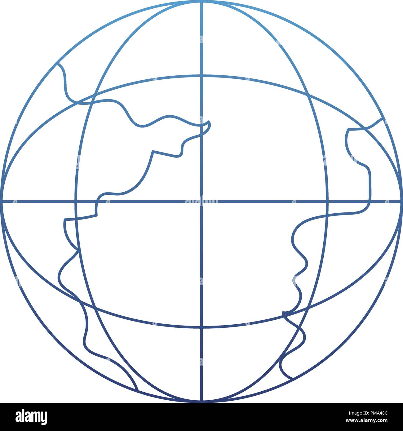 degraded outline network global connection data technology Stock Vector Image & Art - Alamy