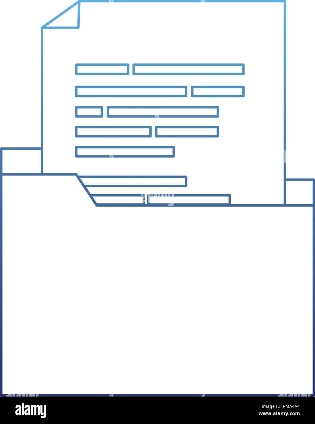 degraded outline folder file with programming code message Stock Vector Image & Art - Alamy