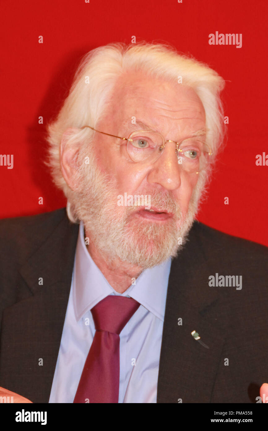 Donald Sutherland "Crossing Lines" TV Series Portrait Session, June 25 ...