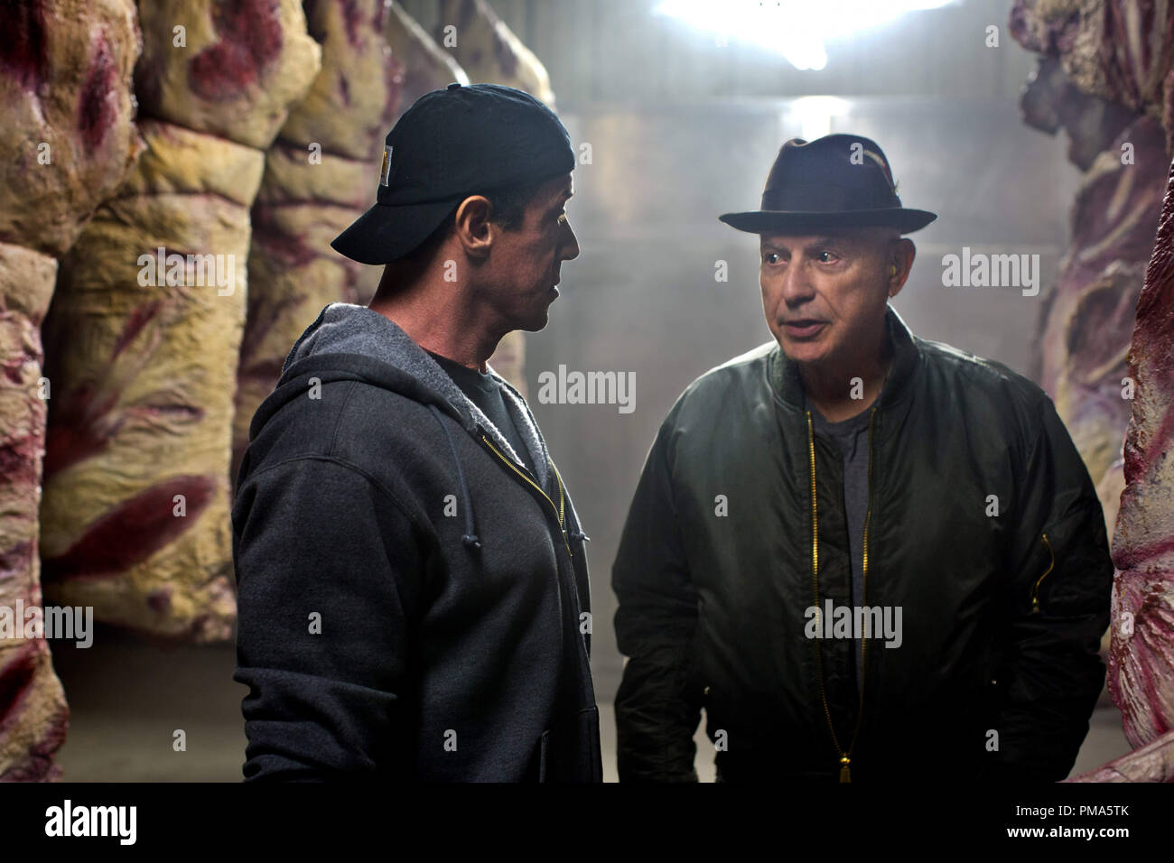 (L-r) SYLVESTER STALLONE as Henry "Razor" Sharp and ALAN ARKIN as Louis "Lightning" Conlon in ...