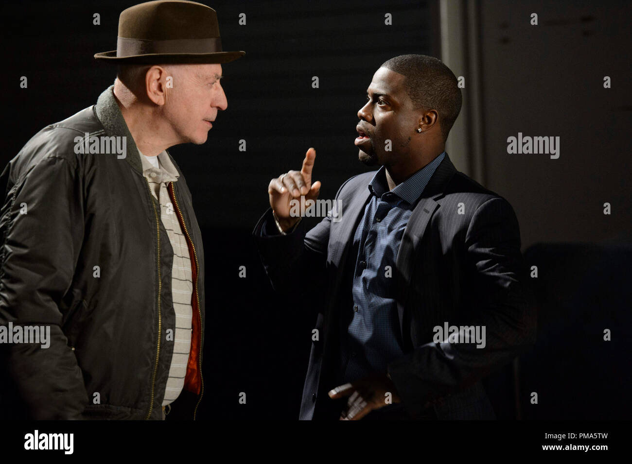 (L-r) ALAN ARKIN as Louis "Lightning" Conlon and KEVIN HART as Dante ...