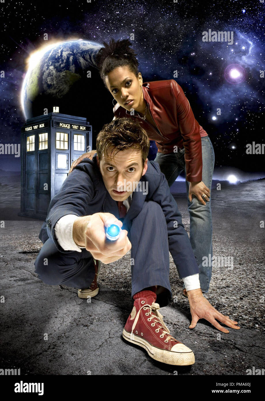 David Tennant and Freema Agyeman "Dr. Who" TV Series (Season 3: 2007 ...