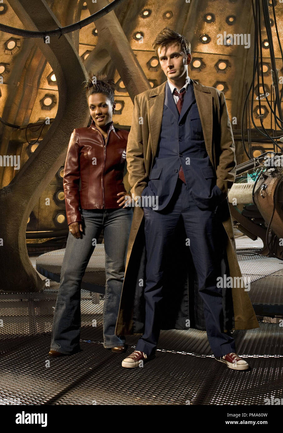 David Tennant and Freema Agyeman "Dr. Who" TV Series (Season 3: 2007 ...