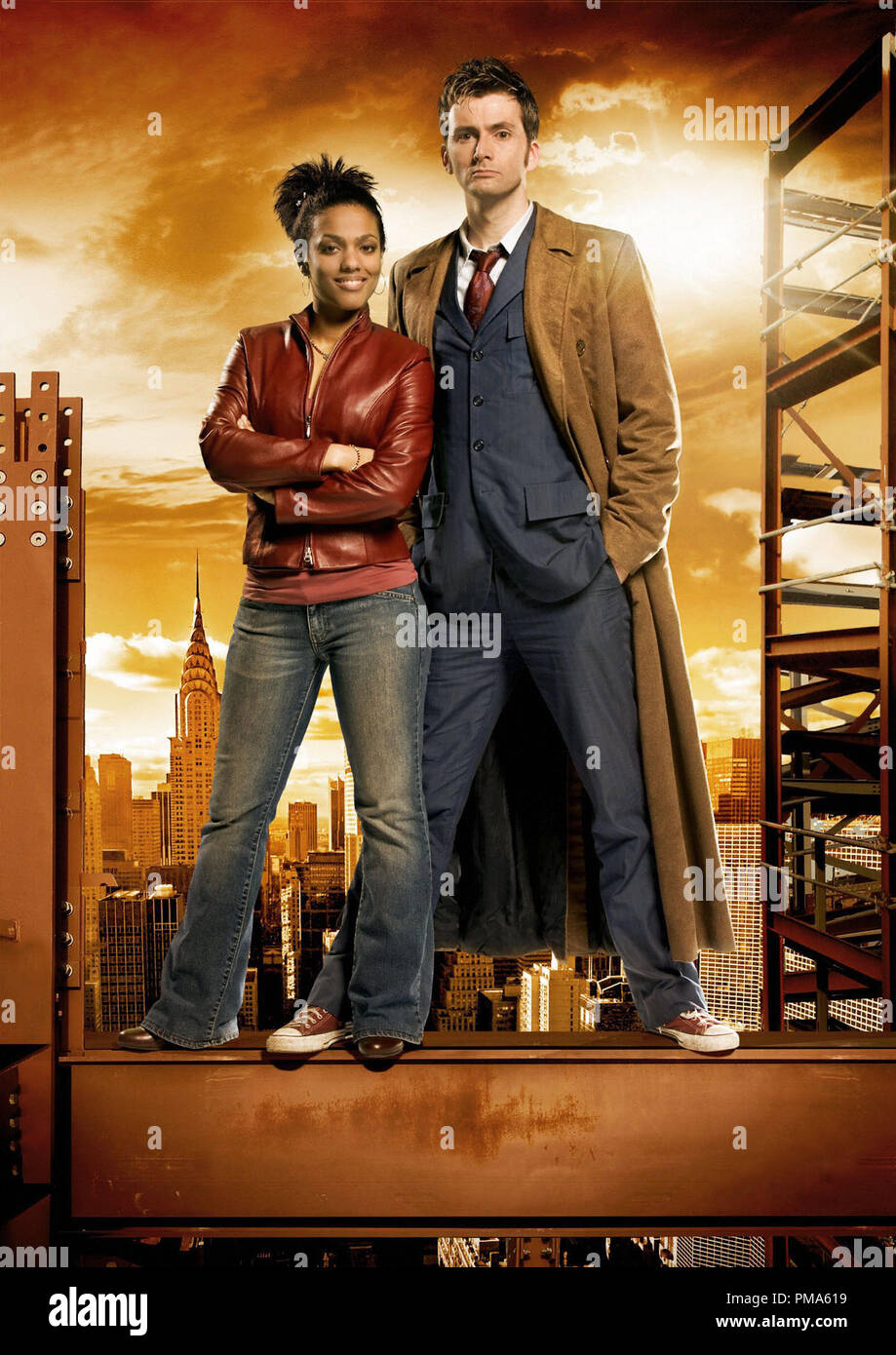 David Tennant and Freema Agyeman "Dr. Who" TV Series (Season 3: 2007 ...