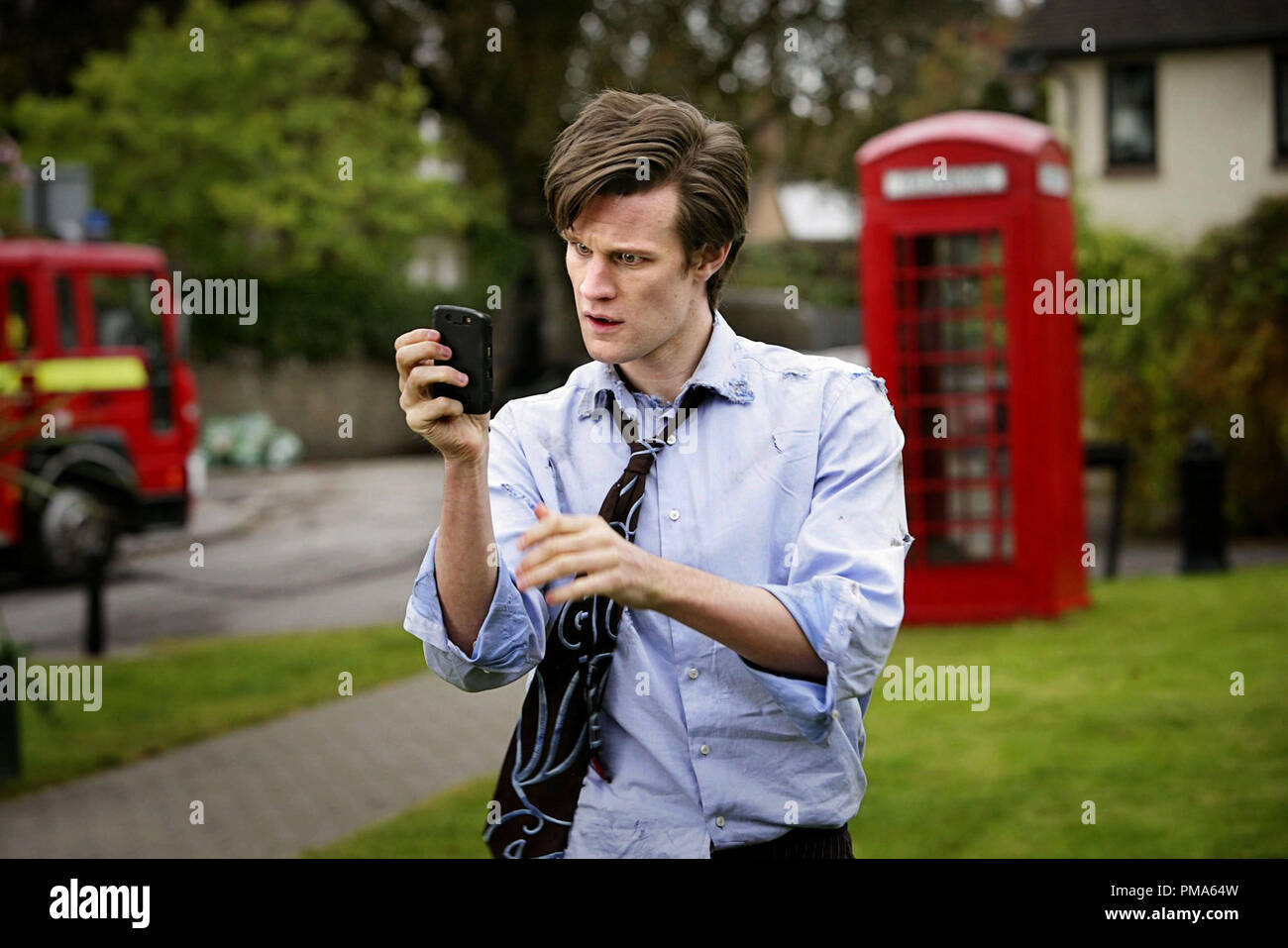 Matt Smith "Dr. Who" TV Series (Season 5: 2010 Stock Photo - Alamy