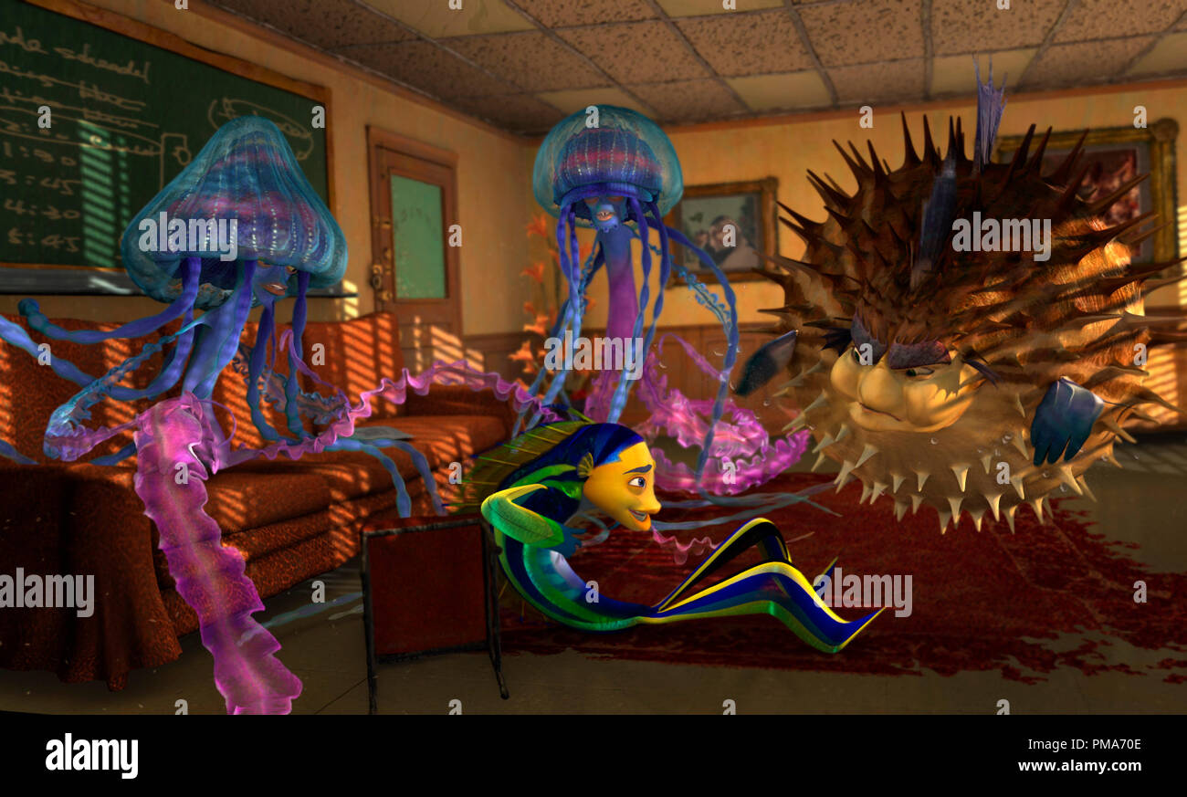 Oscar, Sykes "Shark Tale" (2004) Dreamworks Stock Photo - Alamy