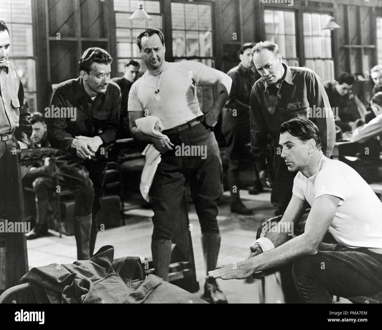 George Tobias, Gary Cooper, "Sergeant York", 1941 Warner Bros. File ...