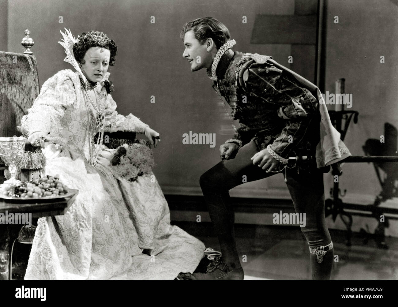 Bette Davis and Errol Flynn, "The Private Lives of Elizabeth and Essex ...