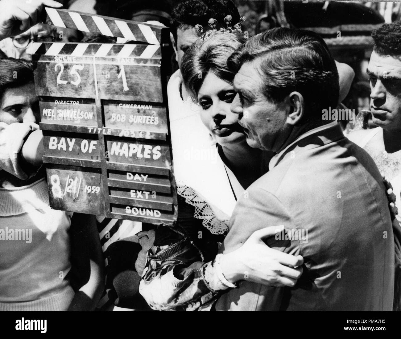 Sophia loren clark gable started Black and White Stock Photos & Images ...